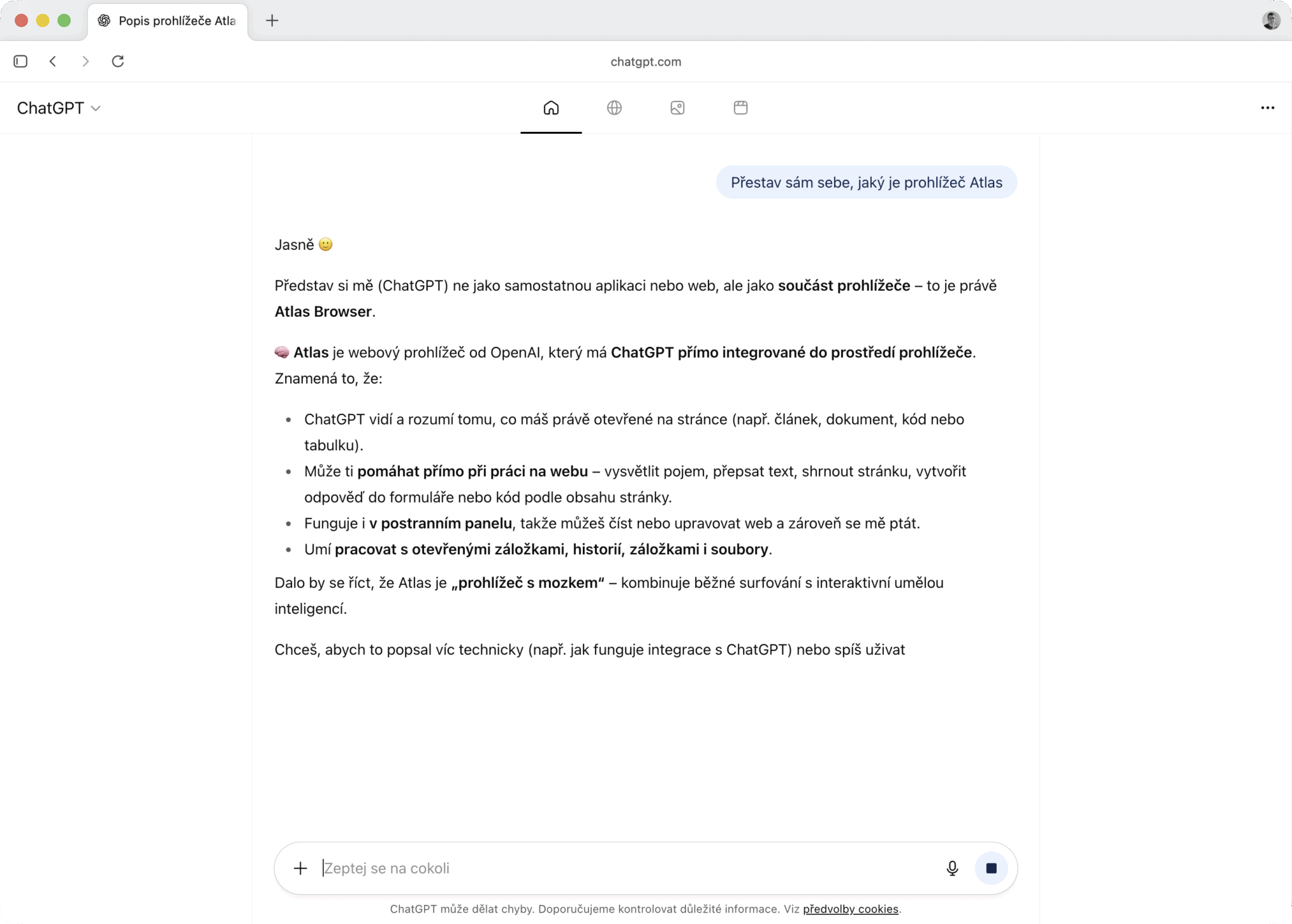 OpenAI uvádí na trh webový prohlížeč Atlas, chce konkurovat Google ...